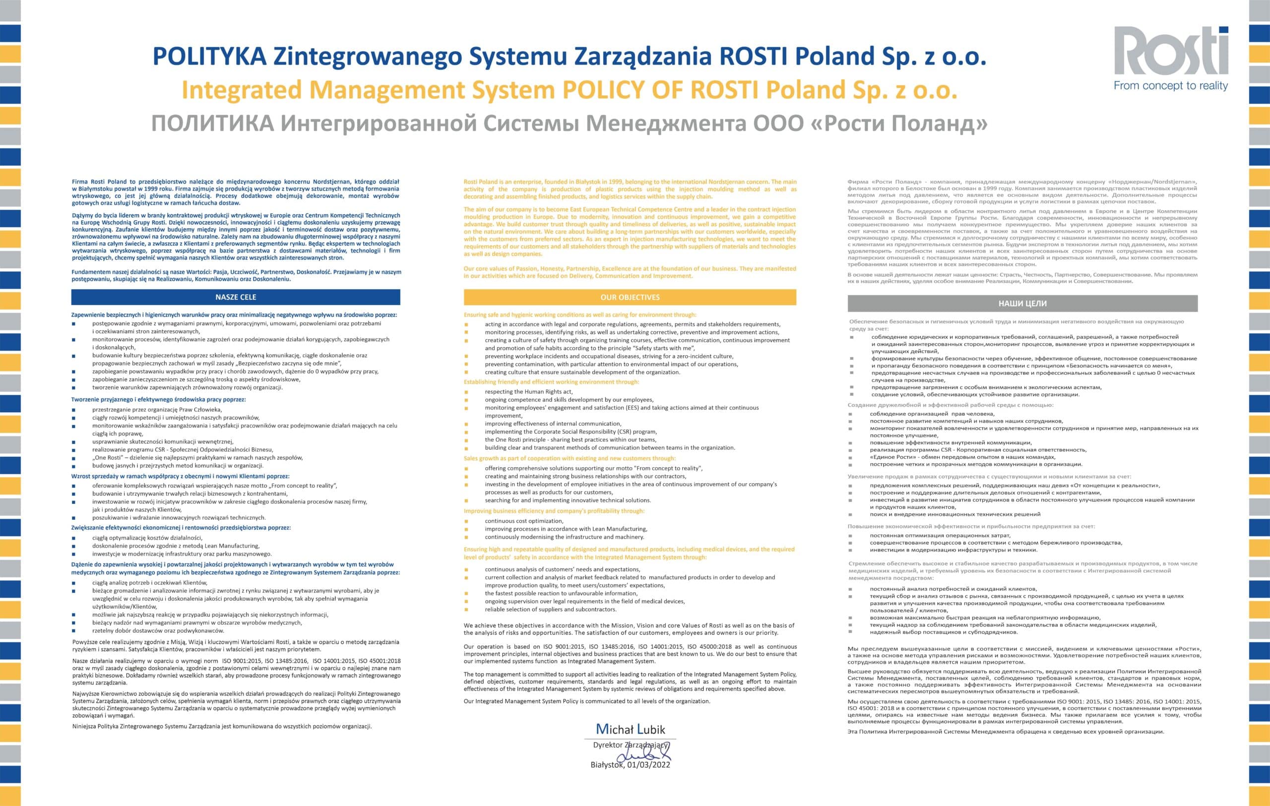 Rosti Poland - Rosti