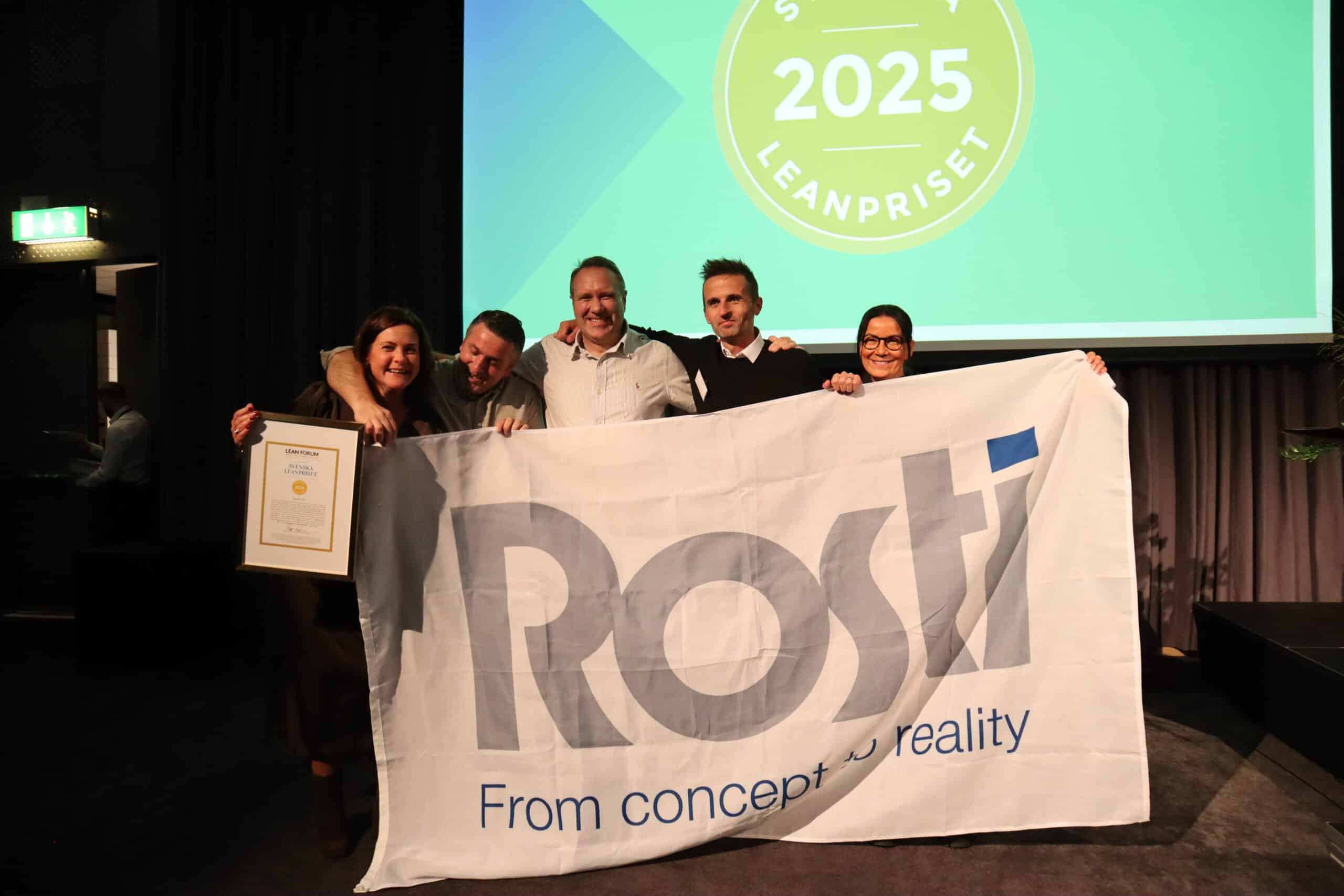 Rosti GP Wins the Swedish Lean Award 2025 - Rosti
